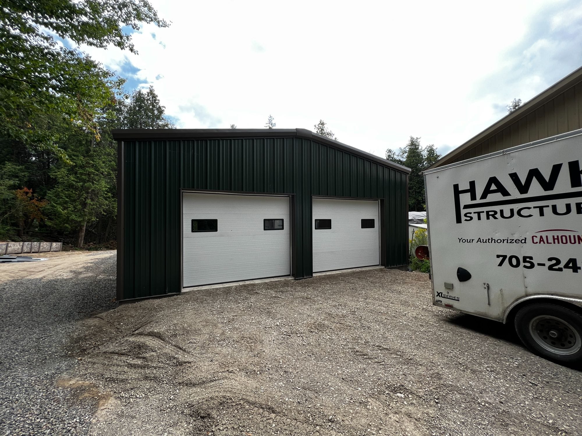 30’ x 46’ Pre-Eng Steel Building - Hawking Structures Inc